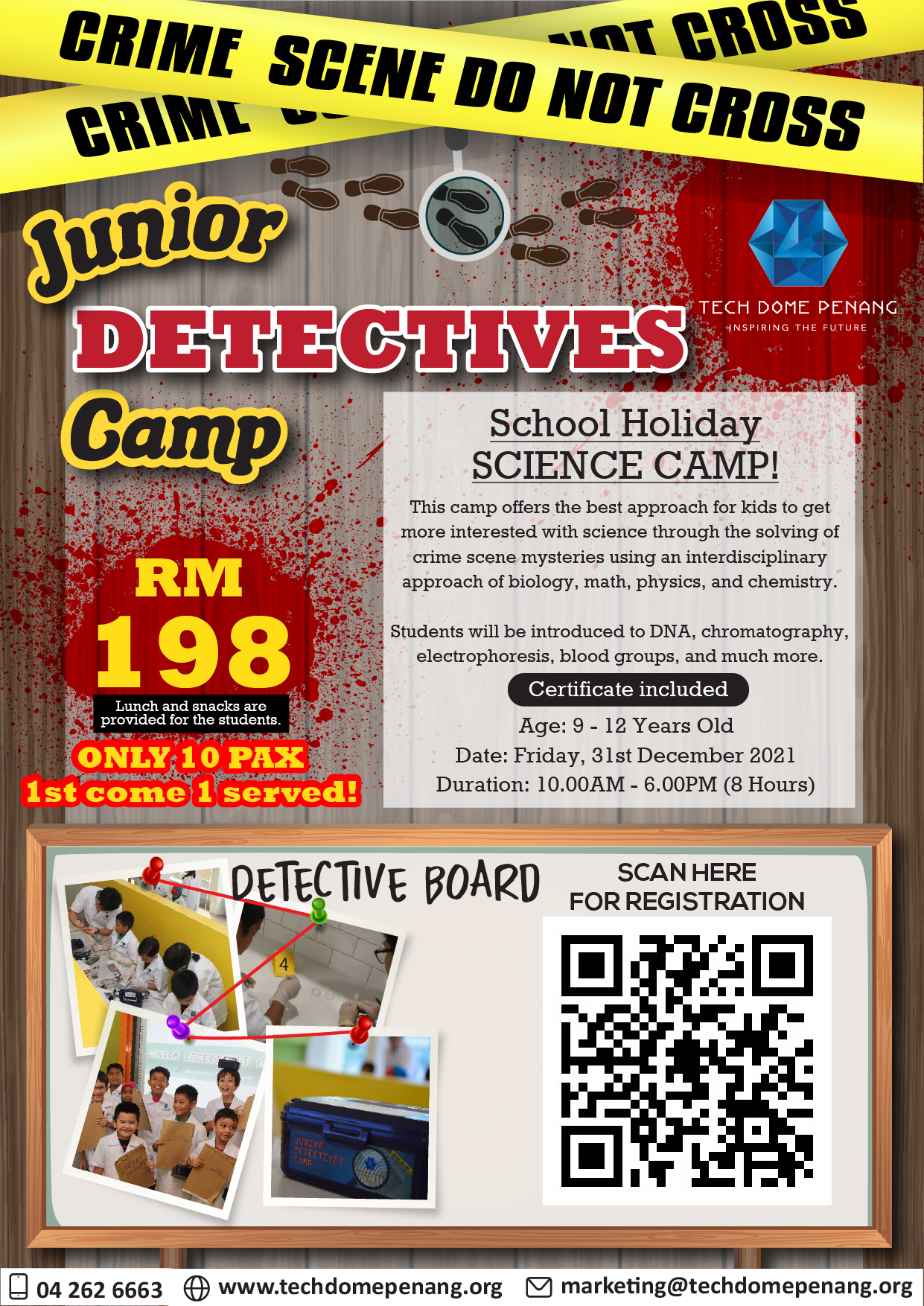 Junior Detectives Camp - Penang STEM