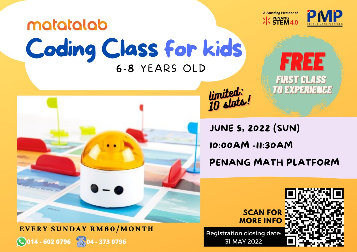 June intake Matatalab Coding class - Penang STEM