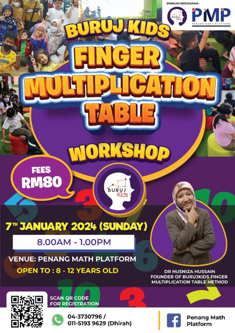 Finger Multiplication Table Workshop - Penang STEM