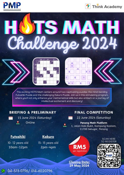 Hots Math Challenge 2024 - Penang STEM